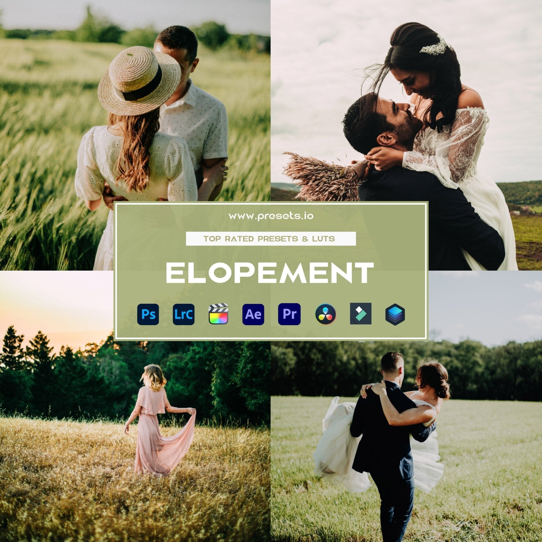 Elopement Preset Collection | Presets.io