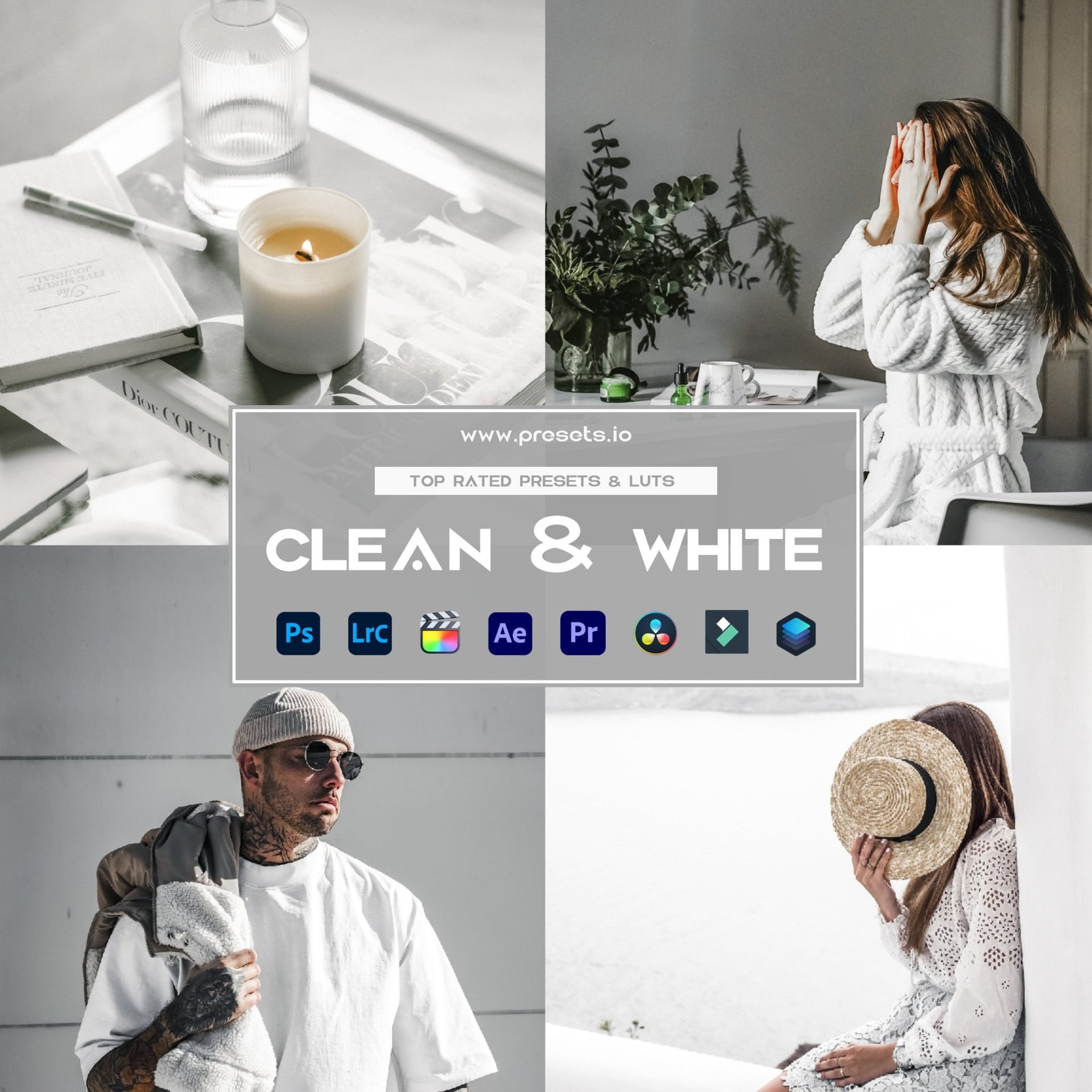 Clean & White Preset Collection | Presets.io